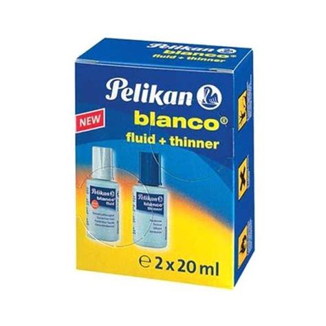 Pelikan Blanco Correction Fluid Thinner Box 2x20 Ml