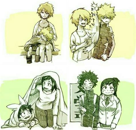 Boku No Hero Academia Katsuki Bakugou Mitsuki Bakugou Izuku