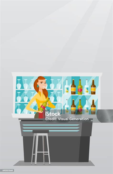 술집 서 바텐더 카운터 바 카운터에 대한 스톡 벡터 아트 및 기타 이미지 바 카운터 바텐더 벡터 Istock