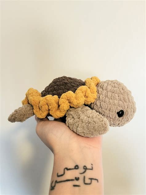 Sunflower Turtle Pattern Only Etsy