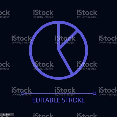 Circle Chart Pixel Perfect Color Linear Ui Icon For Dark Theme Stock Illustration Download