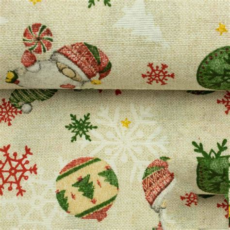 Коледни платове джуджета снежинки и коледна украса на сив фон