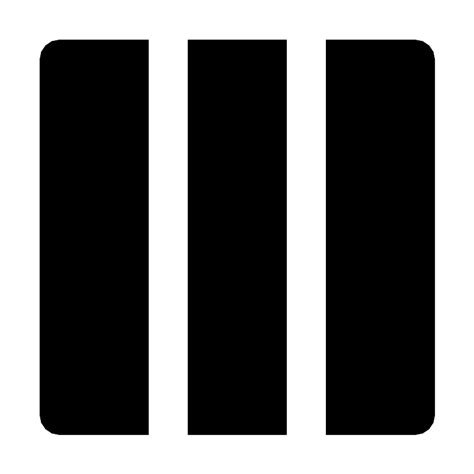 Table Column Solid Vector SVG Icon SVG Repo