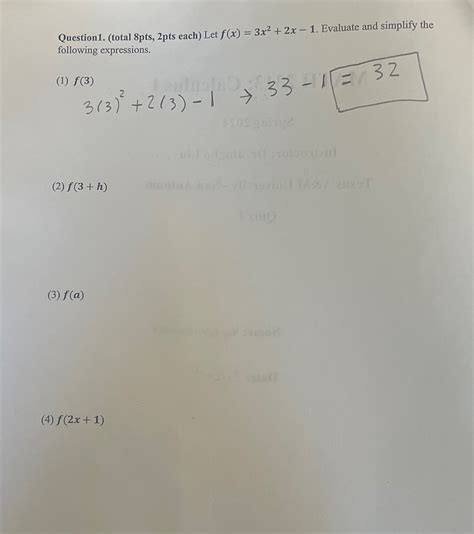 solved question1 total 8pts 2pts each ﻿let