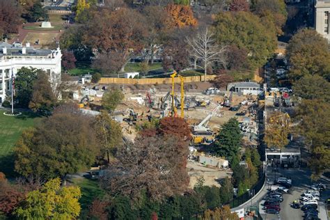 Trump Marvels At White House Ballroom Construction Wow What A View