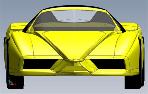 法拉利solidworks 2011模型图纸免费下载 懒石网