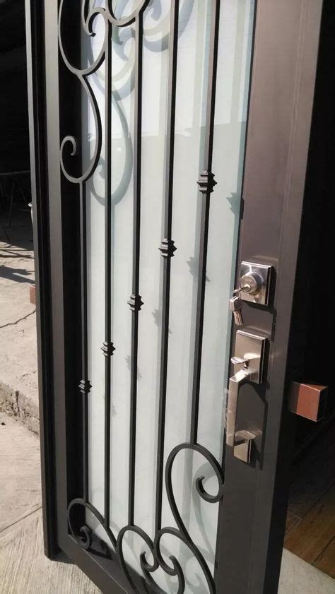 Puerta Principal De Herrería Forja Sencilla Puertas De Hierro