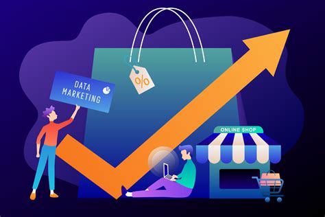 E Commerce Platform Abstract Infographic Concept Vector Illustration