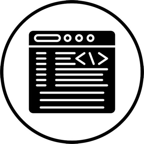 Premium Vector Vector Design Coding Icon Style