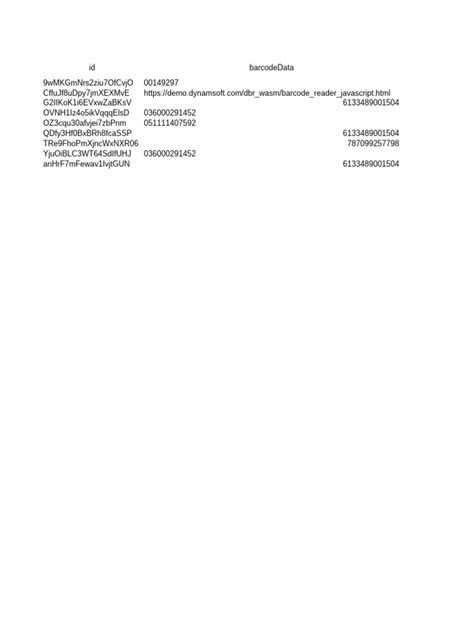 Barcodes Pdf