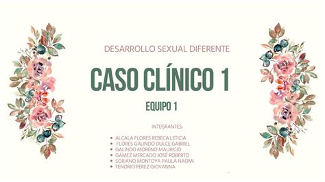 Caso clínico Desarrollo sexual diferente Jessy González uDocz