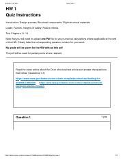 Quiz HW 1 Fall 2022 Pdf 8 19 22 6 03 PM Quiz HW 1 HW 1 Quiz Instructions Introduction Design