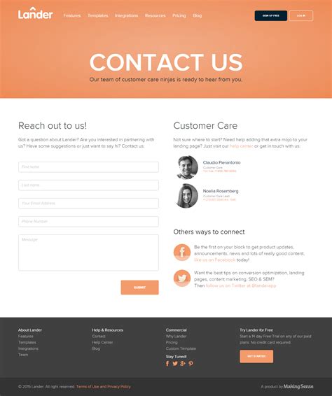 10 Contact Pages With Great User Experience Contact Us Page Design Webpage
