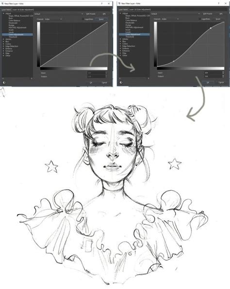 Pin de J Cici em krita Tutorial de mangá Desenho de inspiração