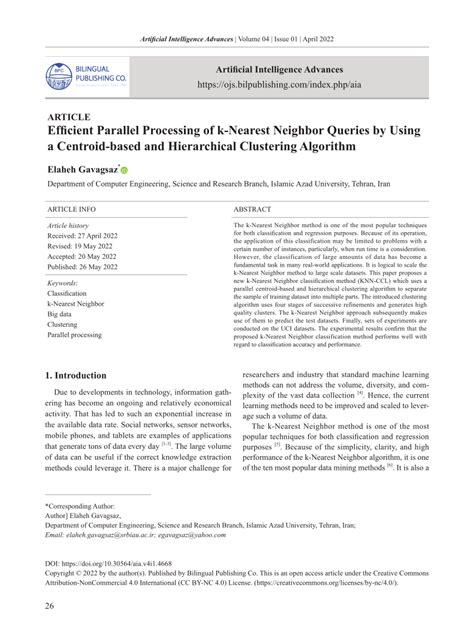 Pdf Efficient Parallel Processing Of K Nearest Neighbor Queries By