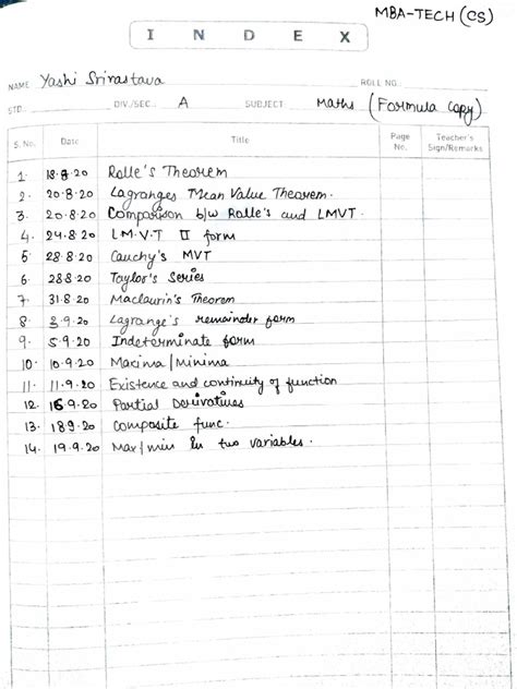 Diff Formula Copy Pdf