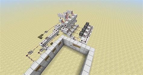 Repeater Door Lock Minecraft Map