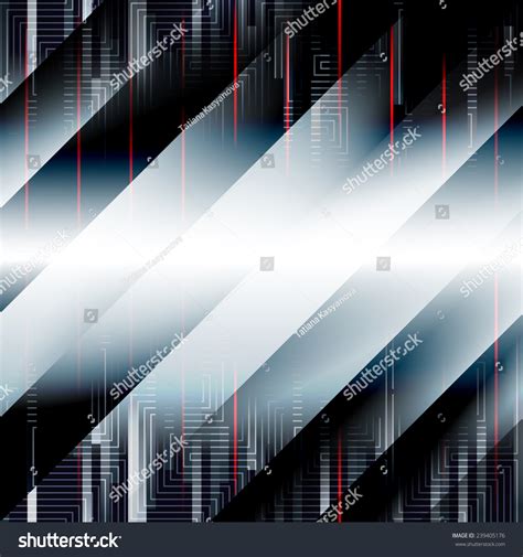 Place Text On Black Matrix Background Stock Vector Royalty Free