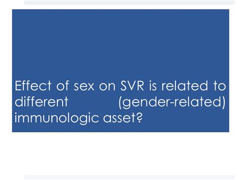 Ci Sono Presupposti Biologici Per Una Diversa Risposta Al Trattamento