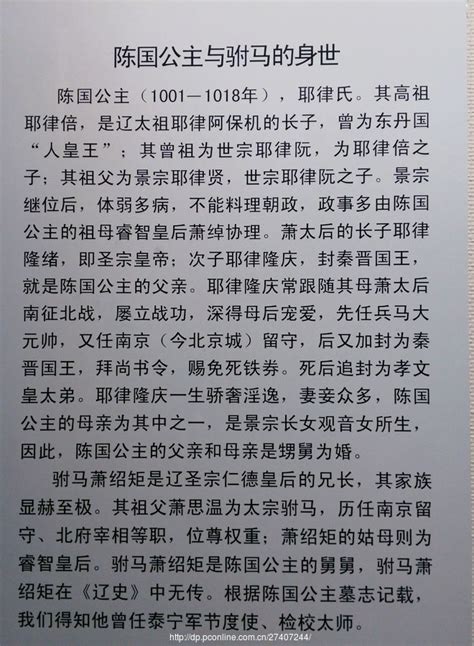 辽陈国公主与驸马合葬墓文物展摄影图片纪实摄影 太平洋电脑网摄影部落