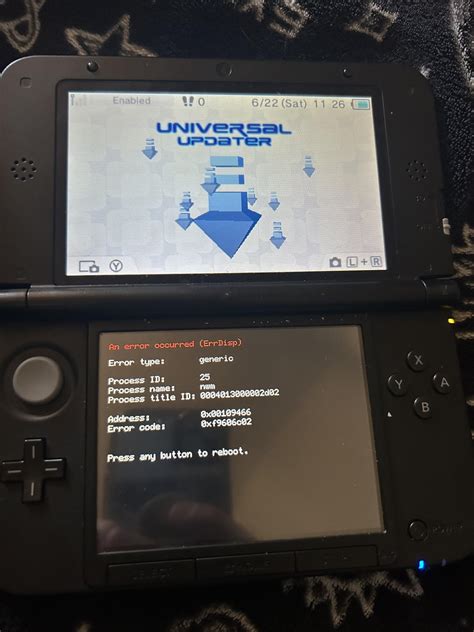 3ds Opens To A Errdisp Message On Every App R3dspiracy