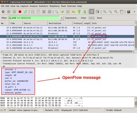 How To Monitor Openflow Messages With Packet Sniffer