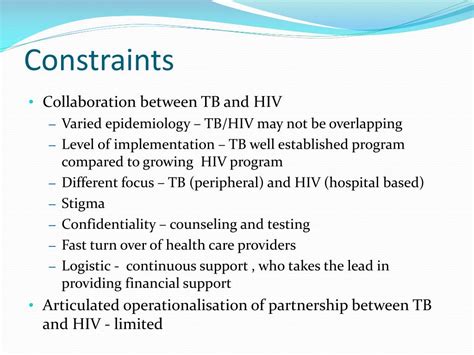 Ppt Group 2 Scale Up Intensified Tb Case Finding Icf And Isoniazid Prophylaxis Ipt
