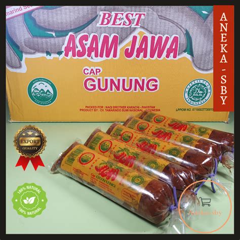 Jual Asam Jawa Tanpa Biji Asem Jawa Daging Asem Dodol 150g Shopee