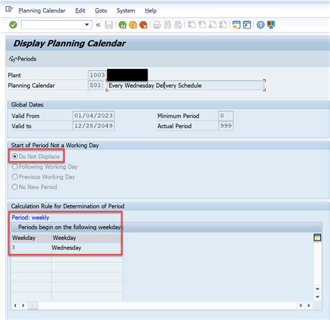 Planning Calendar Driven Purchase Requisitions Del Sap Community