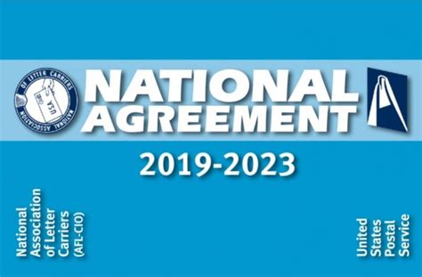 2019 2023 Nalc Usps National Agreement 21st Century Postal Worker