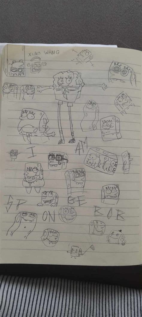 Spongebob Doodles By Caxes On Deviantart