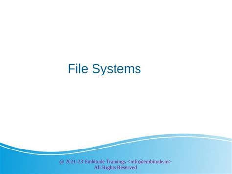 Details On Root Filesystem In Embedded Linux Pdf