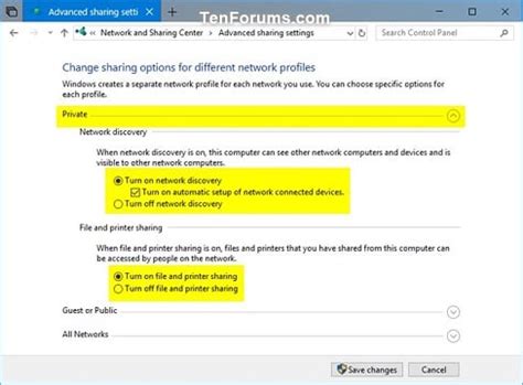 Share Files And Folders Over A Network In Windows Tutorials