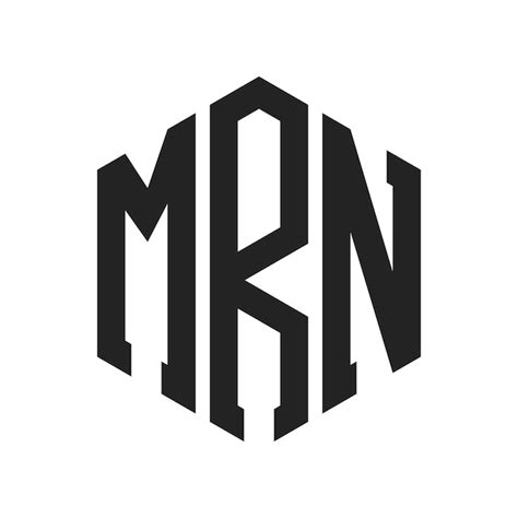 Premium Vector Mrn Logo Design Initial Letter Mrn Monogram Logo Using