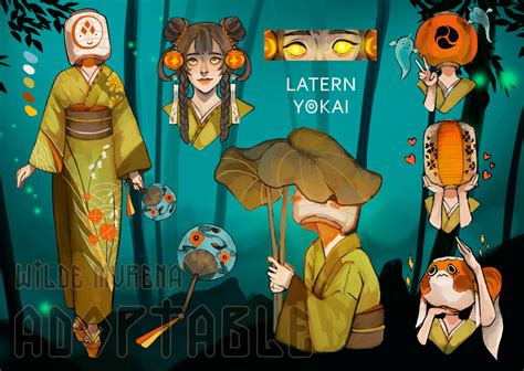 [closed] Adopt Auction 28 Yokai Latern By Chillytomato On Deviantart