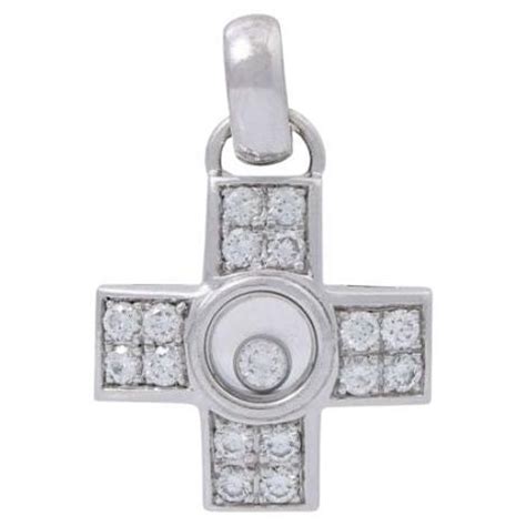 Chopard Cross Pendant Happy Diamonds For Sale At 1stdibs