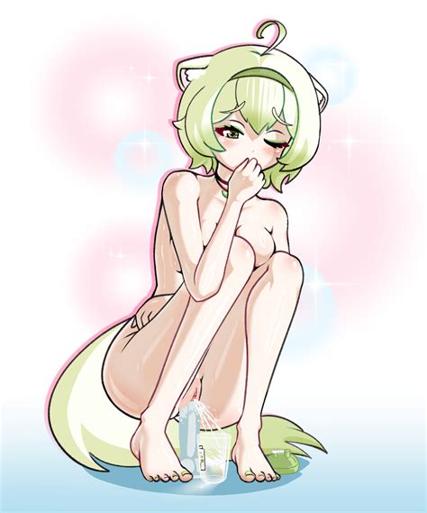 Sami Touchbutt Laimu Vtuber Gamer Supps Highres 1girl Ahoge