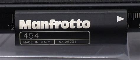 Manfrotto 454 Macro Slide Rail Pentax User