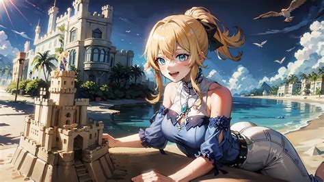 Artificial Intelligence Generated Wallpaper Of Jean GENSHIN CH