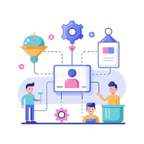 Data Visualization And Processing A Flat Illustration Of Information