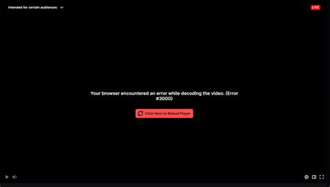 Your Browser Encountered An Error While Decoding The Video Error