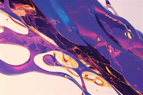 Premium Photo Vibrant Fluid Patterns For Design Projects