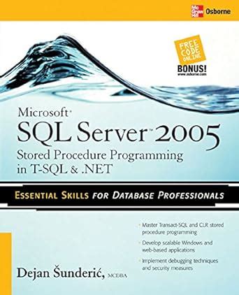 Amazon Microsoft SQL Server 2005 Stored Procedure Programming In T