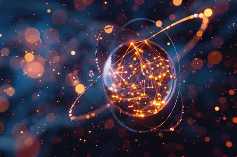 atomic particle generative ai premium ai generated image
