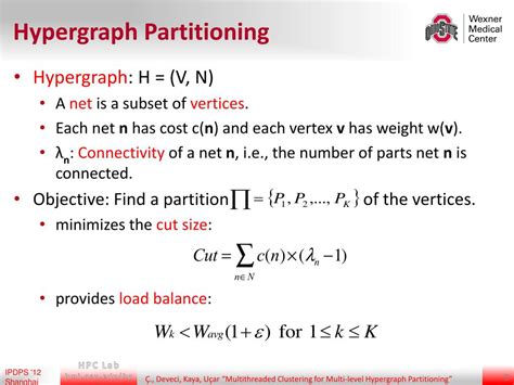 Ppt Multithreaded Clustering For Multi Level Hypergraph Partitioning Powerpoint Presentation