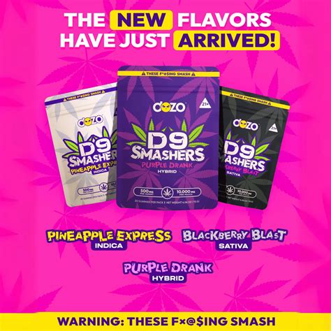 Dozo D9 Smashers Gummies 10000mg Tasty And Potent Hippy Housestore
