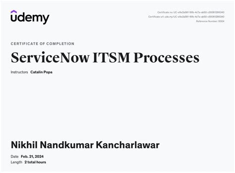 Nikhil Nandkumar Kancharlawar On Linkedin Learningneverstops Servicenow