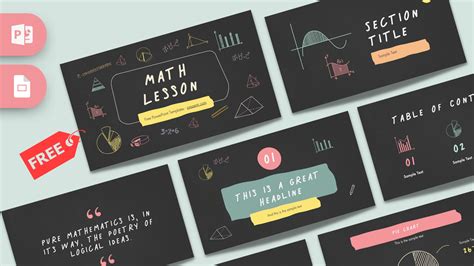 Math Lesson Powerpoint Template Prezentr Templates