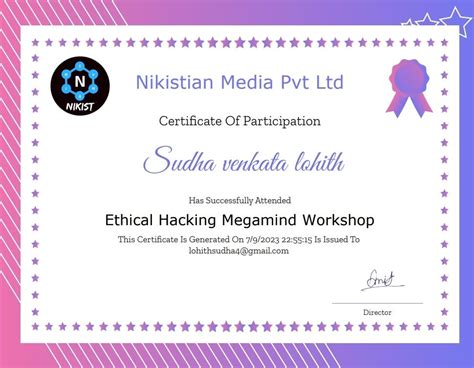 Sudha Venkata Lohith On Linkedin Sudhavenkatalohith Ethicalhacking