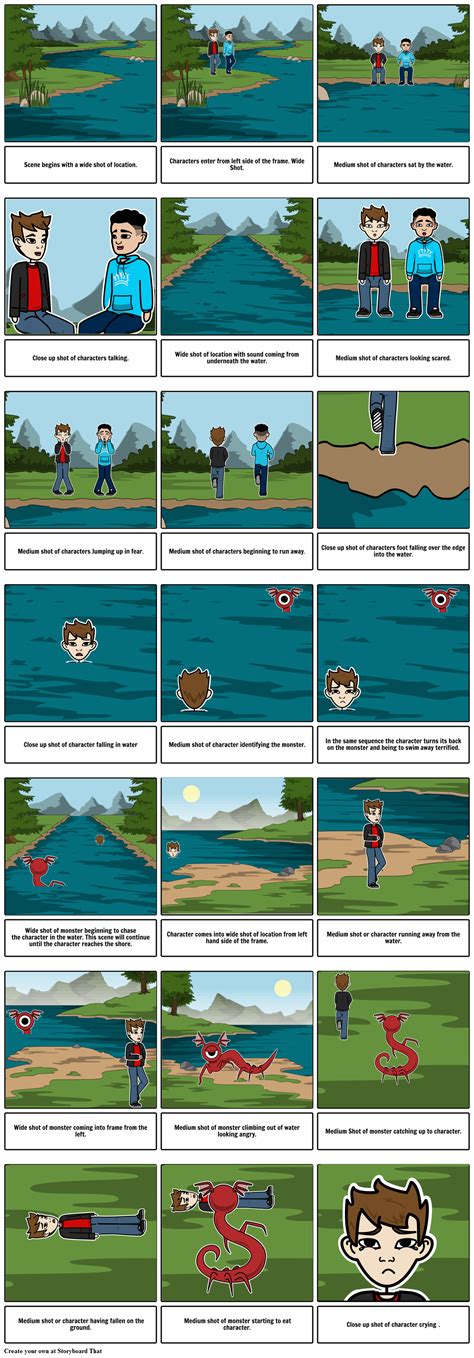 Chase Sequence Storyboard By Jess2212
